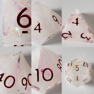 Zero-one hatsune Miku Inspired Dice Set for Dungeons and Dragons ...