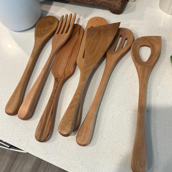 Scottish Spurtle for Porridge and Oatmeal - 11” Turned Wooden Spurtles ...