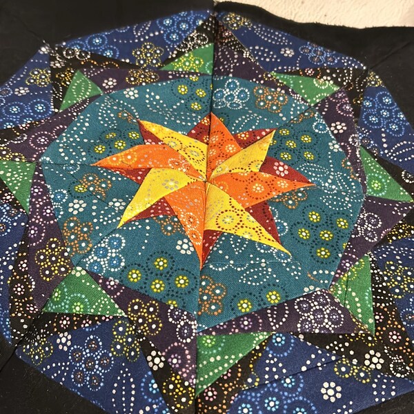 6 Point Star Foundation Paper Piecing Templates Multiple Sizes Pattern ...