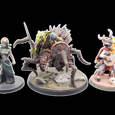 Lizardmen Boss Resin Miniature Dnd Miniatures Dungeons & Dragons ...