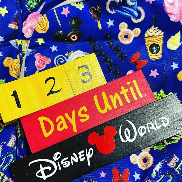 Disney Countdown Blocks - Etsy