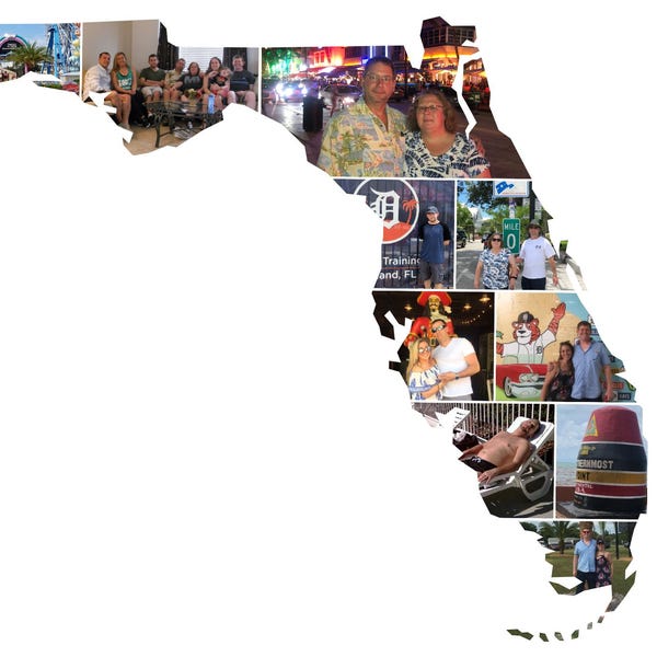Canva Florida Photo Collage for Canva 1pcs and 10pcs Inside Collage for ...