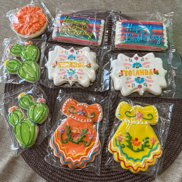 Fiesta Theme Cookies - Etsy