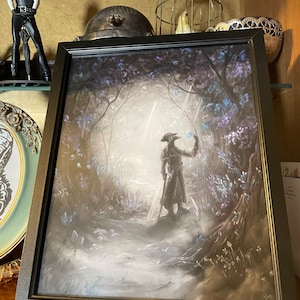 Art PRINT Plague Doctor Searching for Cure Enchanted Dark | Etsy