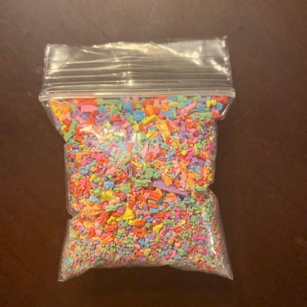 Fruity Pebbles Multicolor Fake Candy Sprinkles, Colorful Rainbow ...