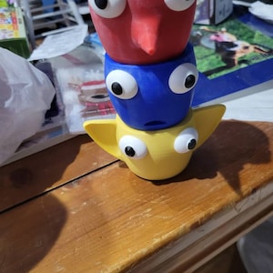 Yellow Pikmin Planter Pot 3D Model - Etsy