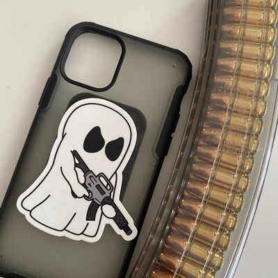 Ghost Gun Sticker - Etsy