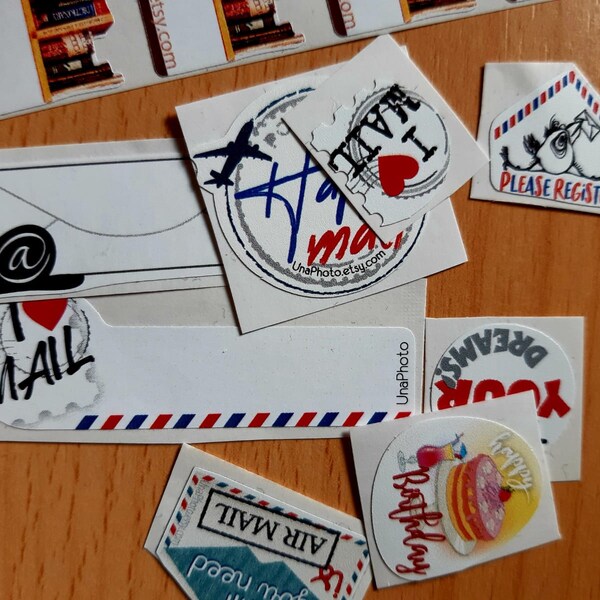 Greetings From Sticker Postcard ID Flag Sticker for Postcrossing. Any ...