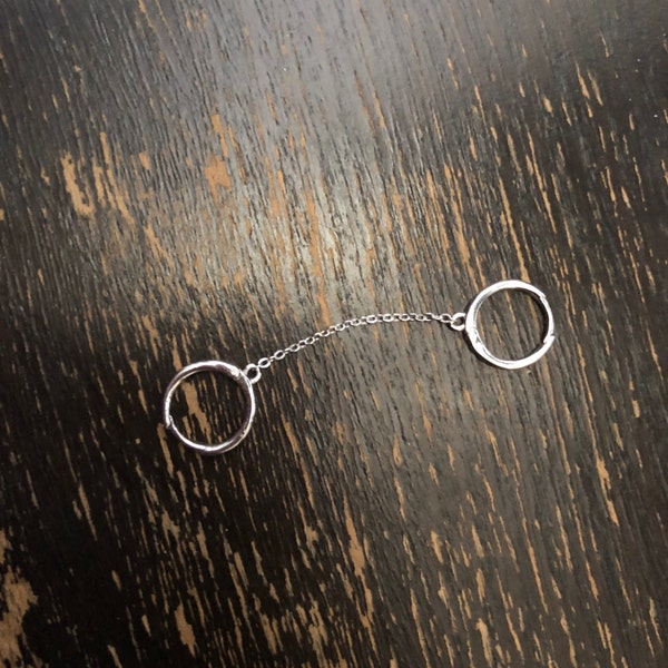 Double Huggie Hoops, Handcuff Hoops, Handcuff Huggies, Huggie Hoops ...