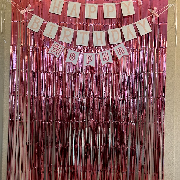 Girl Birthday Banner Boy Birthday Banner - Happy Birthday - Bright ...