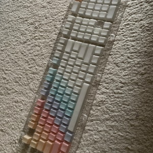 POM Jelly Strawberry Cream Keycaps 108 Keycap Set With 1.75u Shift - Etsy