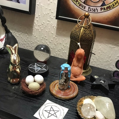 Elemental Altar Jar Set of 4, Fire Earth Air Water - Etsy UK