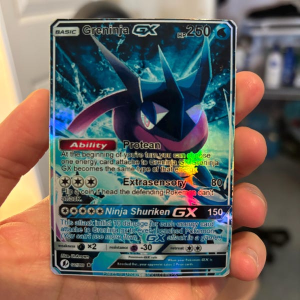 The Undefeatable Red Gx Pokemon Card - Etsy