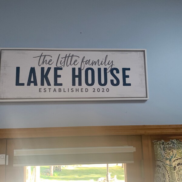Lake House Sign Personalized | Lake House Signs - Etsy