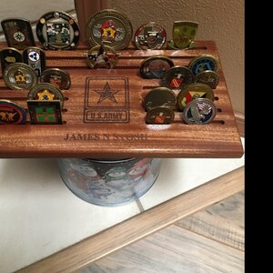 Stadium Style Custom Military Challenge Coin Holder 30 Coins | Etsy