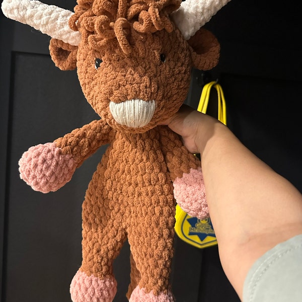 Benny the Highland Cow Pattern | Crochet Highland Cow Pattern Only - Etsy