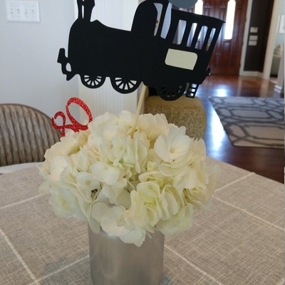 Train Party Centerpiece Sticks - Etsy