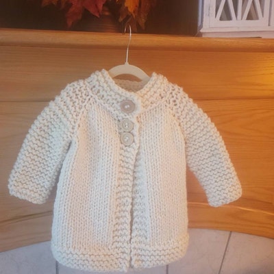 KNITTING Pattern-the Brink Sweater 2, 3/4, 5/6, 7/8, 9/10, 11/12, S, M ...