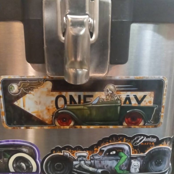 Model A Sedan Hotrod Cream Shifter Vinyl Decal Glossy Sticker Original ...