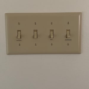 Light Switch Decals, Light Switch Labels, Light Switch Stickers ...