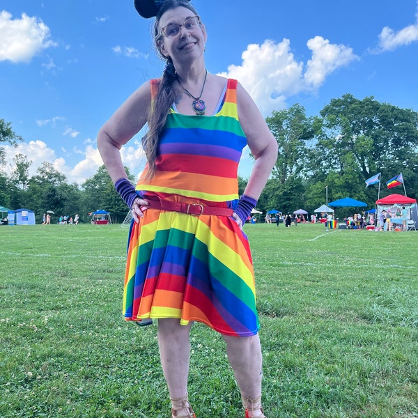 Rainbow Dress Women Pride Clothing Pride Gay Pride Lesbian Pride ...