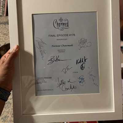 Charmed Final Episode forever Charmed TV Script Autographed: Alyssa ...