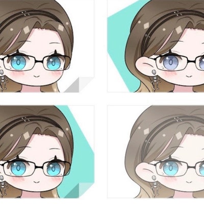 Custom Cute Chibi Portrait Commission Personalized Anime Cartoon Art ...