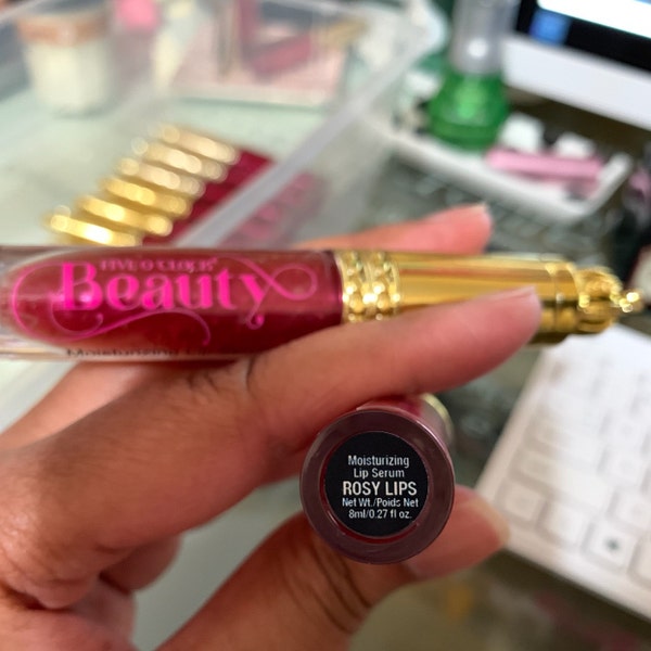 200 Lipstick Cap Labels, 1/2" Round, Printed With Black Ink on White ...