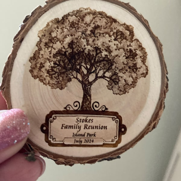 Family Reunion Mementos Personalized Engraved Family Gathering Wooden ...