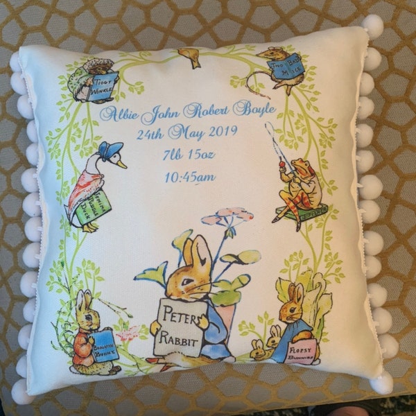 Peter Rabbit Personalized Panel | Upholstery | Sewing | Craft | Printed ...
