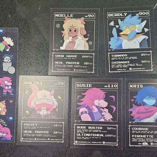 Deltarune Sticker Sheet - Etsy