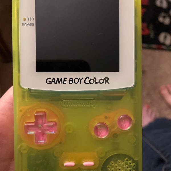 Custom IPS V3 Backlit Nintendo Gameboy Advance Clear Blue/sky Blue Opal ...