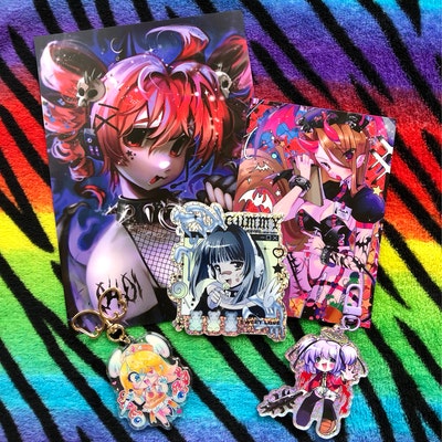 Y2K Internet Angel Devil 45 MM Button Badges / Webcore Aesthetic - Etsy