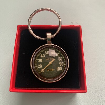 Custom Key Ring Speedometer Car Lover Gift Personalized Gift Custom Key ...