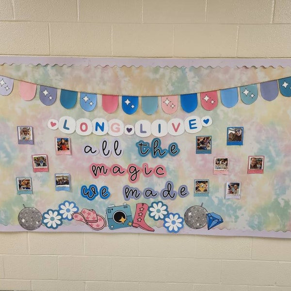 T Swift Inspired End of the Year Bulletin Board | Long Live Bulletin ...