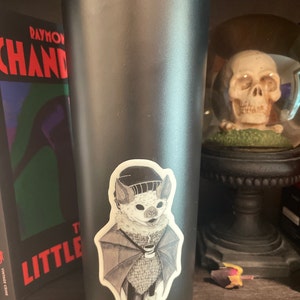 Ghost Cat Sticker Glow-in-the-dark - Etsy