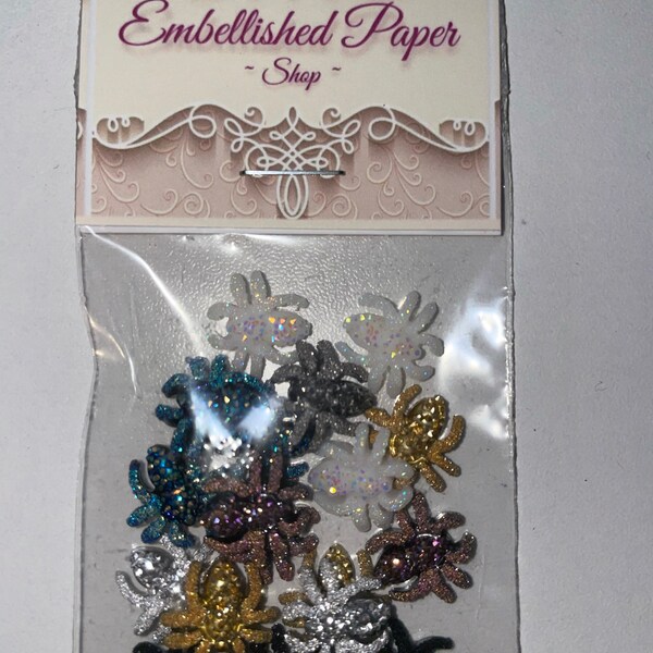 Mini Spiders Flatback Cabochons, Spider Embellishments Mini Spider ...