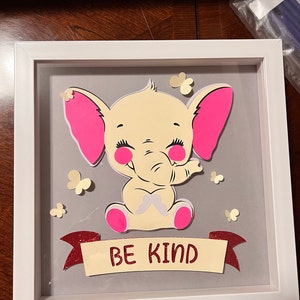 Shadow Box SVG Template With Floral Monogram Letter M 3D SVG - Etsy