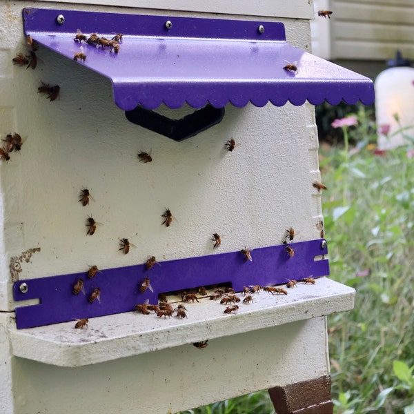 Beehive Rain and Snow Visor | Awning for Beehive | Snow and Rain ...