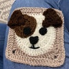 Dog Granny Square Crochet Pattern | Crochet Jungle Blanket | Crochet ...