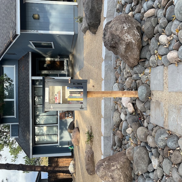 LITTLE FREE LIBRARY® Two Story Kit With Official Charter Sign & World ...