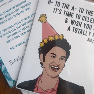 Alexis Birthday Card Ooh Burn David Card Alexis Rose - Etsy
