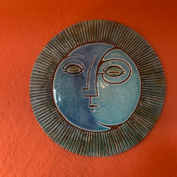 Decorative Tile With Sun&moon Design for Bathroom Wall Decor, Ceramic ...