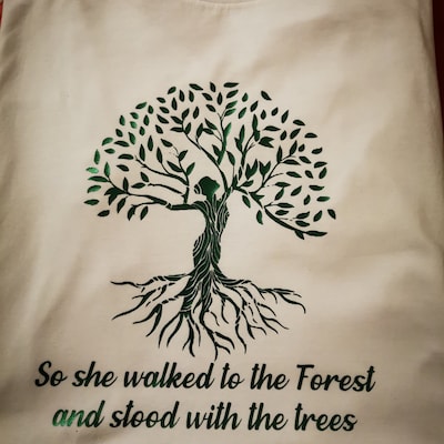 Woman Tree SVG Women Empowerment SVG Tree With Roots Cricut Silhouette ...