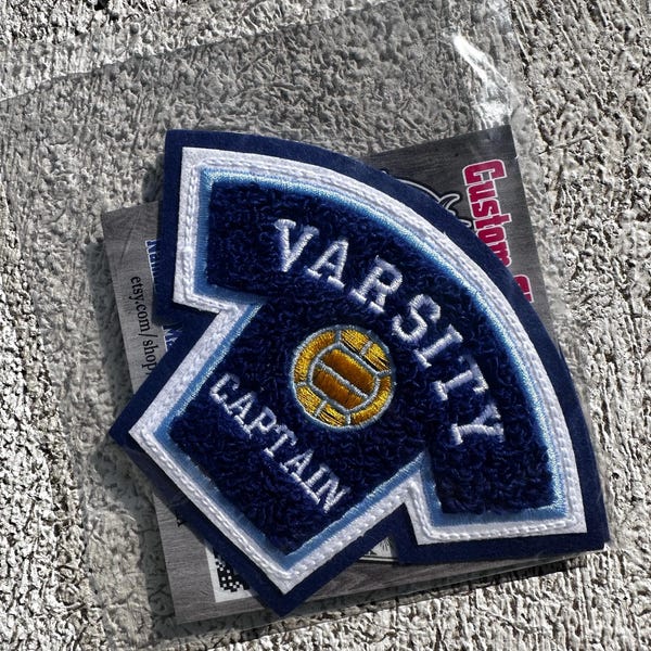 Chenille Custom Letterman Jacket Patch Made in USA - Etsy