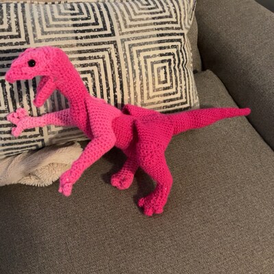 Velociraptor Pattern by Crafty Intentions DIGITAL PDF Downloadable - Etsy