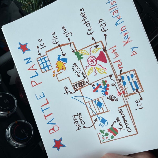 Home Alone Battle Plan W/ Landscape View Svg, Ai, Dxf, Emf, Png, Pdf ...