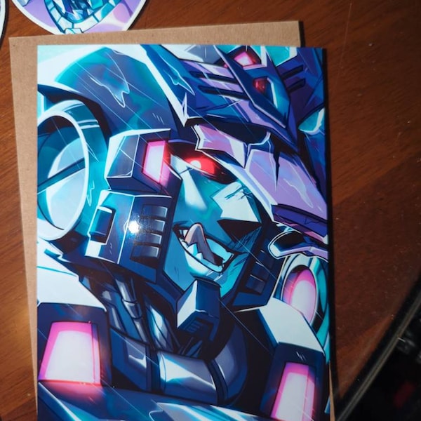 Megatron Transformers Earthspark Print - Etsy