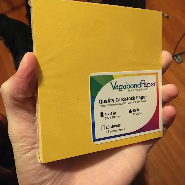 Premium Square Cardstock Paper (pack of 25 Squares) - Choose Size and ...