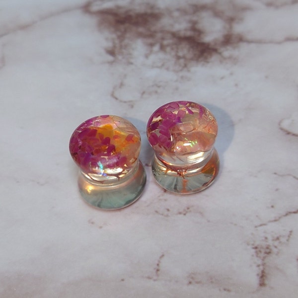 CUSTOM PLUGS Made for You Custom Ear Gauges and Tunnels Floral Plugs ...